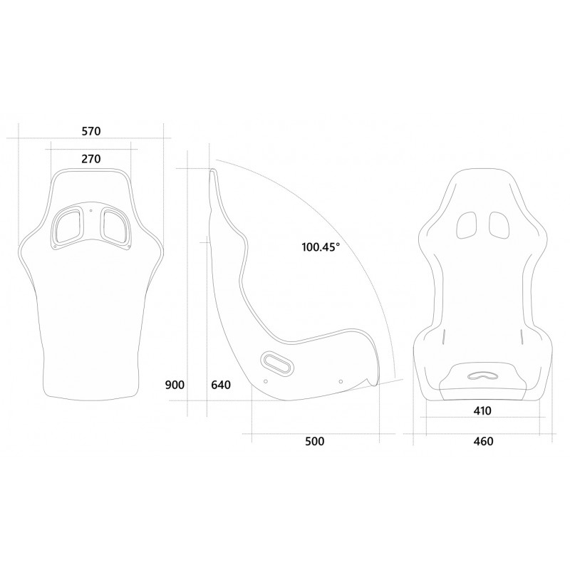 Baquet ATECH Raid 4x4