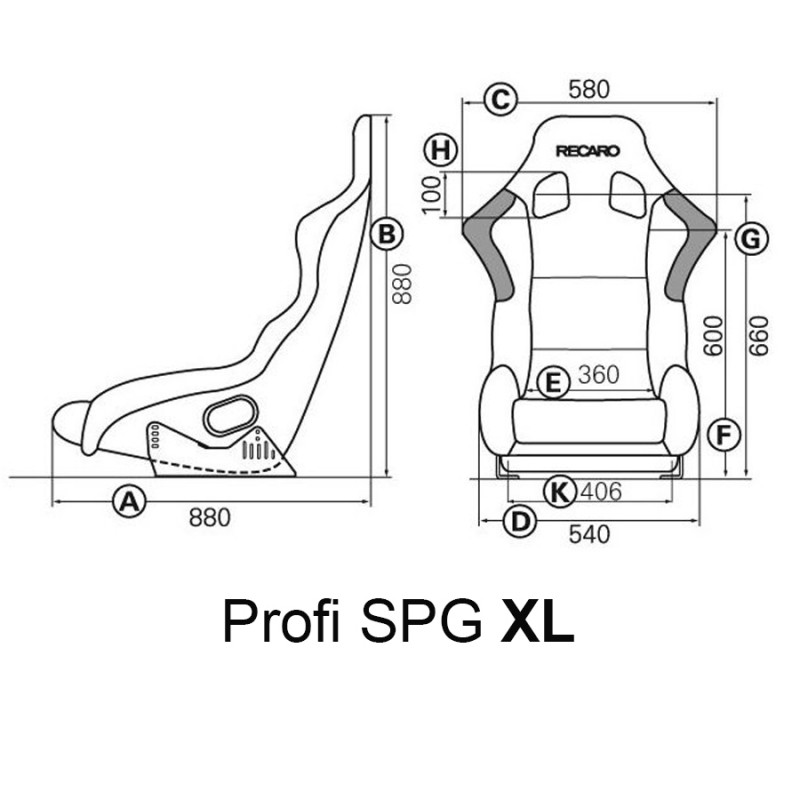 Baquet RECARO Profi SPG/SPG XL